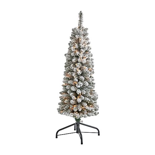 Click here for Nearly Natural 4 Foot Flocked Pencil Pine With 216... prices