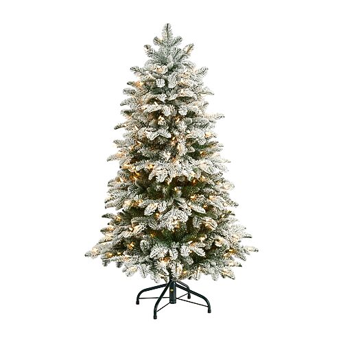 Click here for Nearly Natural 4 Foot North Carolina Flocked Fir W... prices