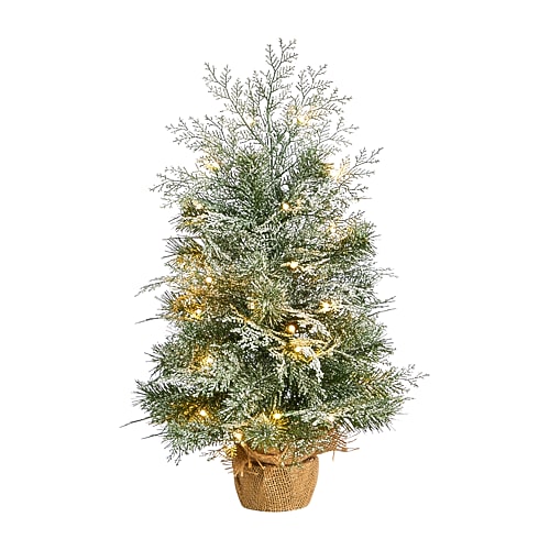Click here for Nearly Natural 2 Foot Winter Frosted Fir In Burlap... prices