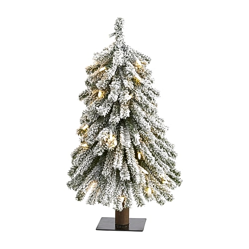 Click here for Nearly Natural 2 Foot Grand Flocked Pine On Natura... prices
