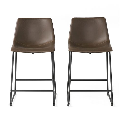 Click here for Cedric 2-pc. Counter Height Upholstered Bar Stool... prices