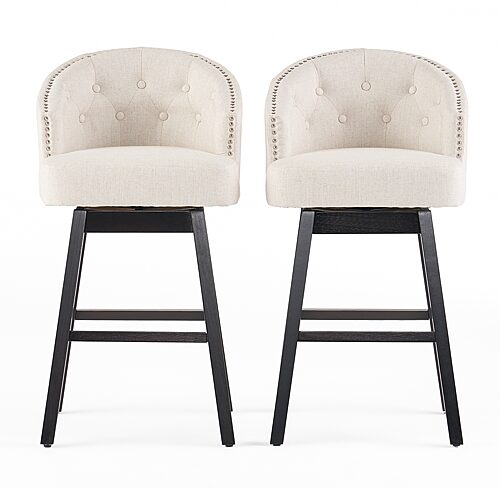 Click here for Ogden 2-pc. Upholstered Swivel Bar Stool  One Size... prices