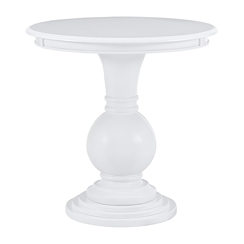 Click here for Adkins Round Accent Table  One Size  White prices