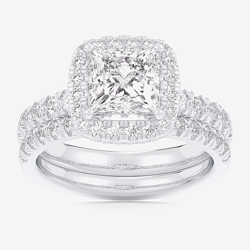 Click here for (G-H / Si1-Si2) Womens 1 5/8 CT. T.W. Lab Grown Wh... prices