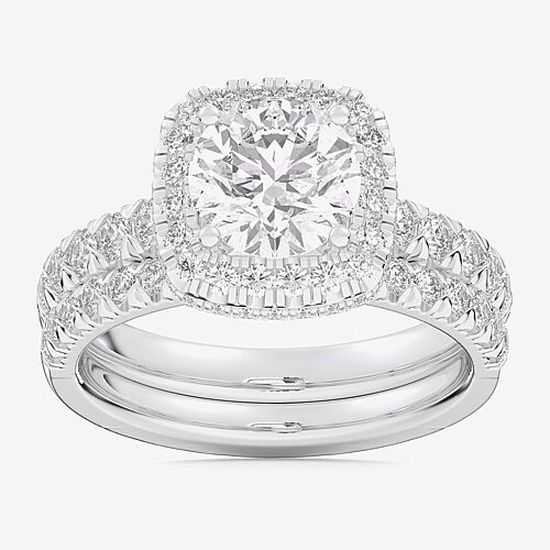 Click here for (G-H / Si1-Si2) Womens 4 1/4 CT. T.W. Lab Grown Wh... prices