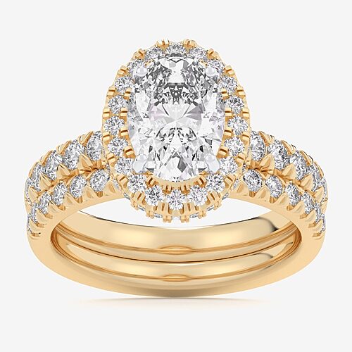 Click here for (G-H / Si1-Si2) Womens 4 1/4 CT. T.W. Lab Grown Wh... prices