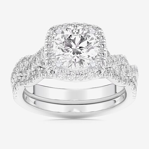 Click here for (G-H / Si1-Si2) Womens 2 3/4 CT. T.W. Lab Grown Wh... prices