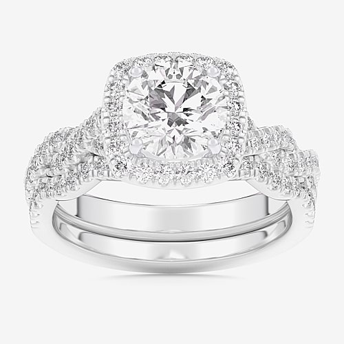 Click here for (G-H / Si1-Si2) Womens 3 3/4 CT. T.W. Lab Grown Wh... prices