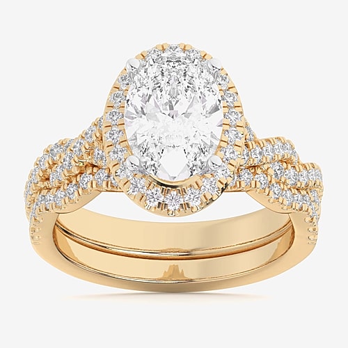 Click here for (G-H / Si1-Si2) Womens 3 3/4 CT. T.W. Lab Grown Wh... prices