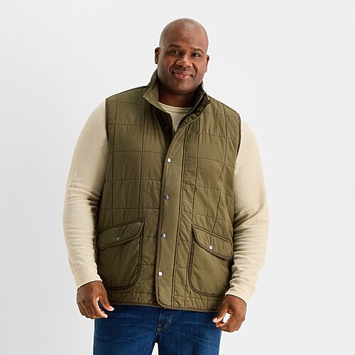 Click here for mutual weave Mens Big and Tall Quilted Vest  4x-la... prices