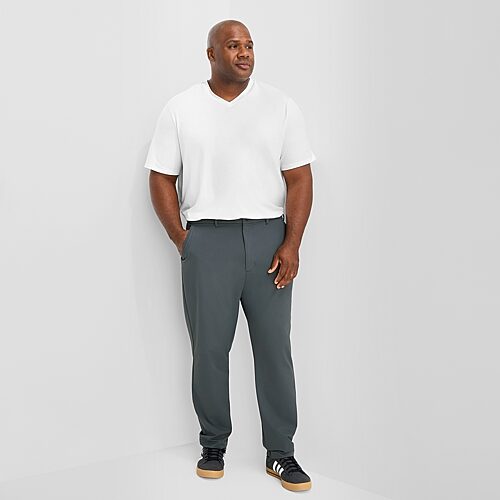 Click here for Stylus Mens Slim Fit Big and Tall Flat Front Pant... prices
