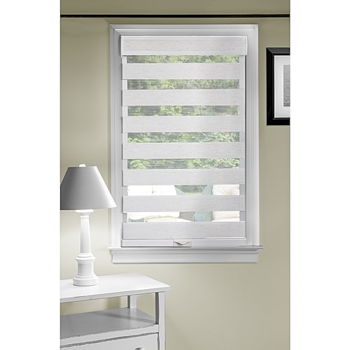Click here for Cordless Celestial Sheer Double-Layered Zebra Shad... prices