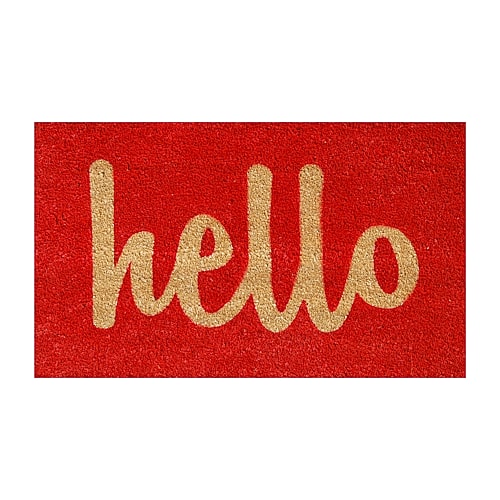 Click here for Calloway Mills Hello Coir Outdoor Rectangular Door... prices