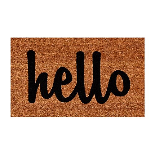 Click here for Calloway Mills Hello Coir Outdoor Rectangular Door... prices