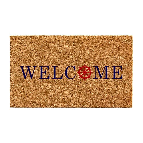Click here for Calloway Mills Ships Wheel Welcome Outdoor Rectang... prices