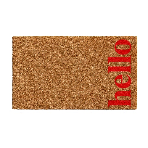 Click here for Home & More Vertical Hello Coir/Vinyl Doormat  24... prices