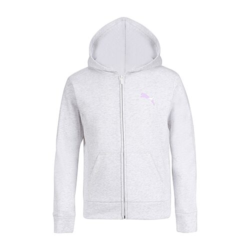 Click here for PUMA Big Girls Fleece Zipper Hoodie  S (7)  White prices