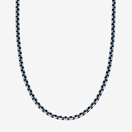 Click here for Stainless Steel Solid Box Chain Necklace  One Size... prices