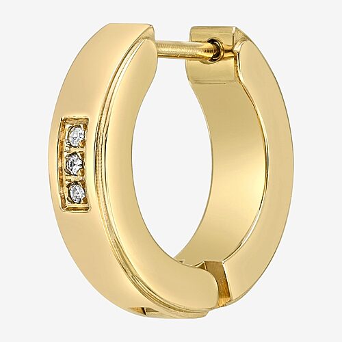 Click here for Mens Cubic Zirconia Stainless Steel 14mm Single Ea... prices