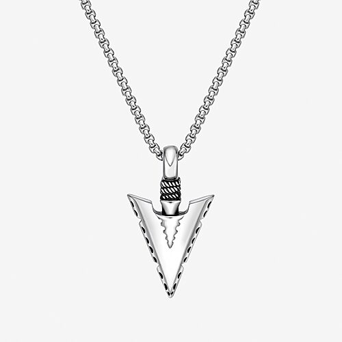 Click here for Mens Stainless Steel 24 Inch Pendant Necklace  One... prices