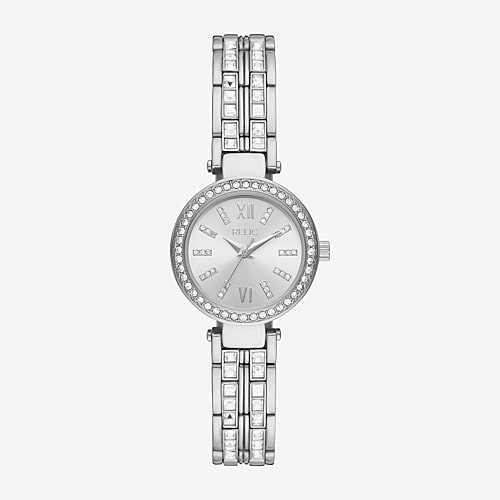 Click here for Relic By Fossil Anita Womens Crystal Accent Silver... prices