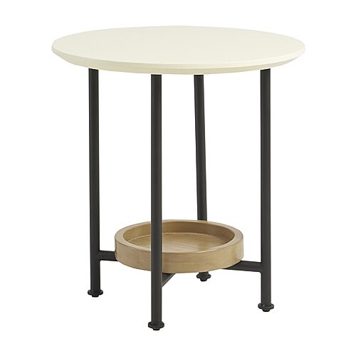 Madison Park Beauchamp Living Room Collection End Table  One Size  White