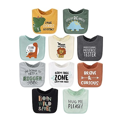 Click here for The Peanutshell Terry Feeding Baby Boy Bibs  10 Pa... prices