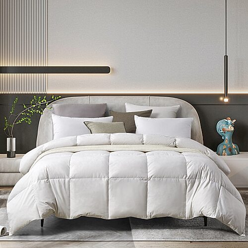 Click here for Farm To Home Organic Blended Cotton White Feather... prices