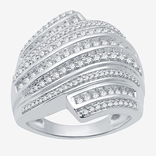 Click here for Womens 1 CT. T.W. Natural Diamond Sterling Silver... prices
