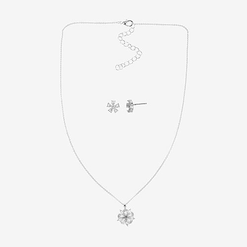 Click here for Sparkle Allure Womens Cubic Zirconia Pure Silver O... prices