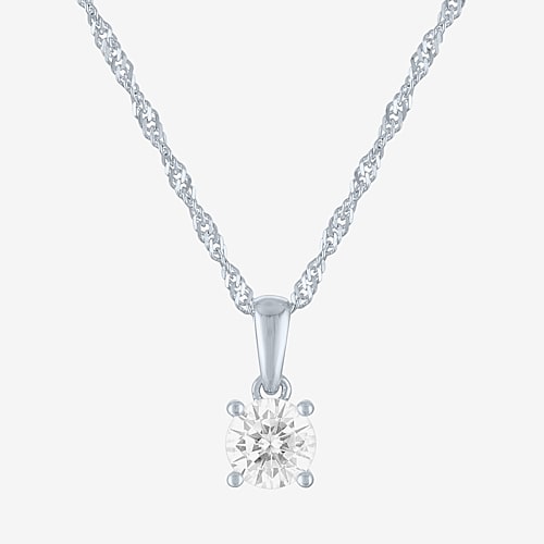Click here for (G-H / Si2-I1) Womens 1/2 CT. T.W. Lab Grown White... prices