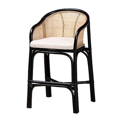 Click here for Miranda Counter Height Bar Stool  One Size  Brown prices