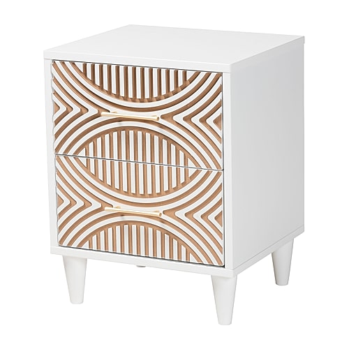 Click here for Louetta 2-Drawer Nightstand  One Size  White prices