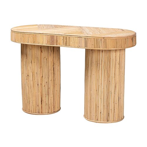 Click here for Iryna Rattan Console Table  One Size  White prices