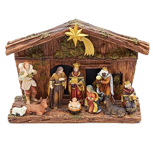 Click here for Kurt Adler 11-Piece Nativity Set  One Size  Multip... prices