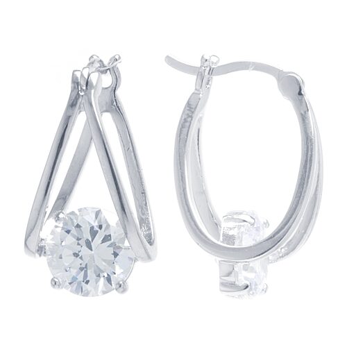 Click here for Silver Reflections Cubic Zirconia Pure Silver Over... prices