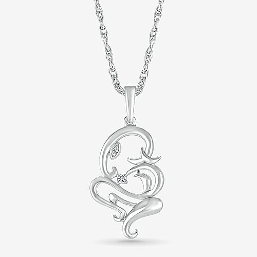 Click here for Lord Ganesha Womens Diamond Accent Natural White D... prices