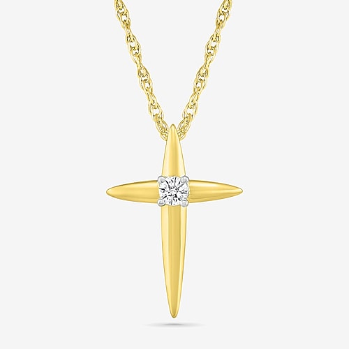 Click here for Womens Diamond Accent Natural White Diamond 14K Go... prices