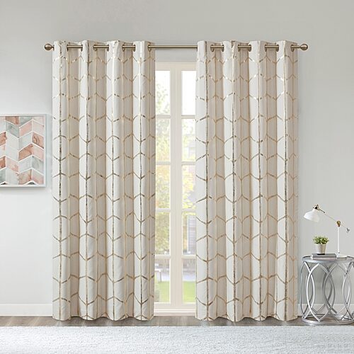 Click here for Intelligent Design Khloe Geometric Metallic Gromme... prices