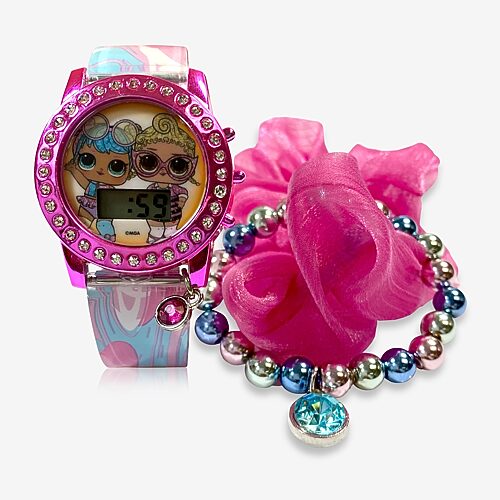 Click here for LOL Unisex Automatic Pink Strap Watch Lol40302jc... prices