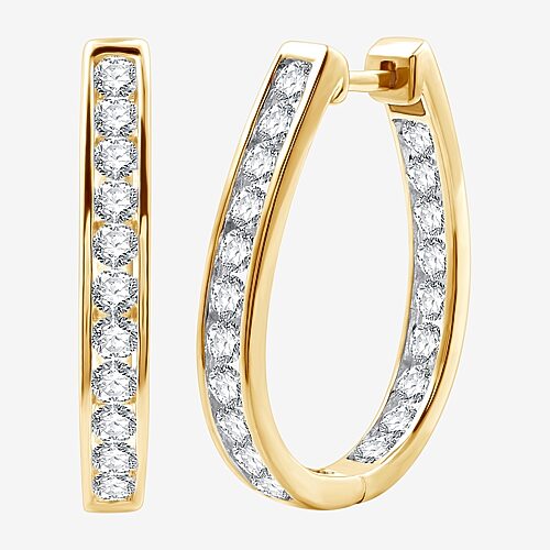 Click here for Womens 2 CT. T.W. Lab Grown White Diamond 14K Gold... prices