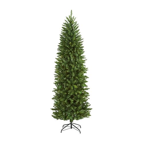 Click here for Nearly Natural Slim Mountain Faux Pine Christmas T... prices