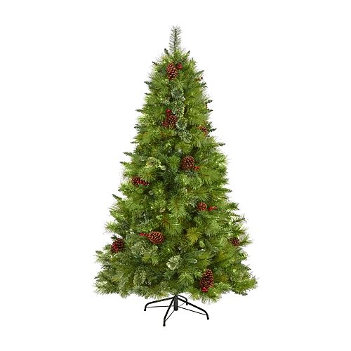 Click here for Nearly Natural Montana Mixed Faux Pine Christmas T... prices