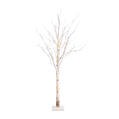 Click here for Nearly Natural Faux Pre-Lit Birch Christmas Tree... prices