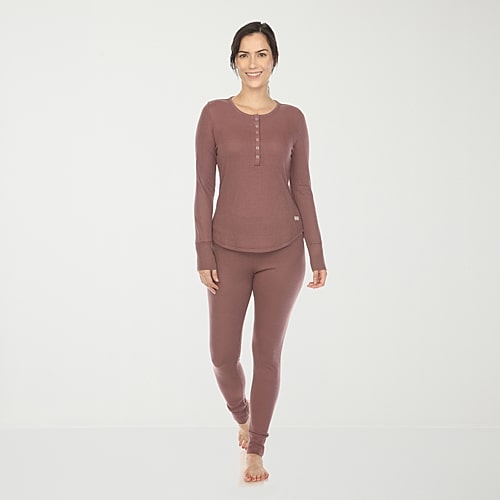 Click here for White Mark Womens Waffle Long Sleeve 2-pc. Pajama... prices