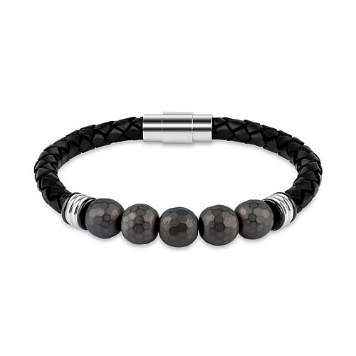 Click here for Mens Brown Hematite Stainless Steel Beaded Bracele... prices