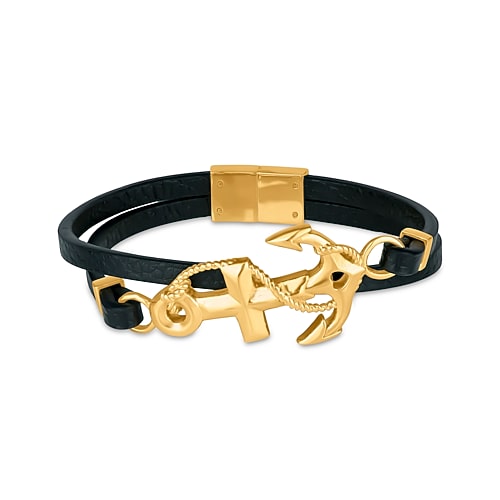 Click here for Mens Stainless Steel Wrap Bracelet  One Size prices