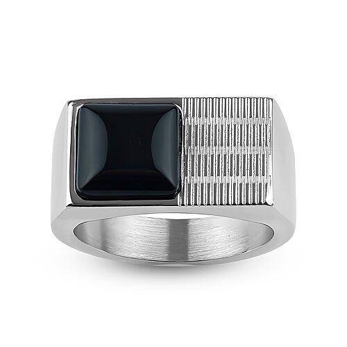 Click here for Mens 12MM Black Onyx Stainless Steel Band  12 prices