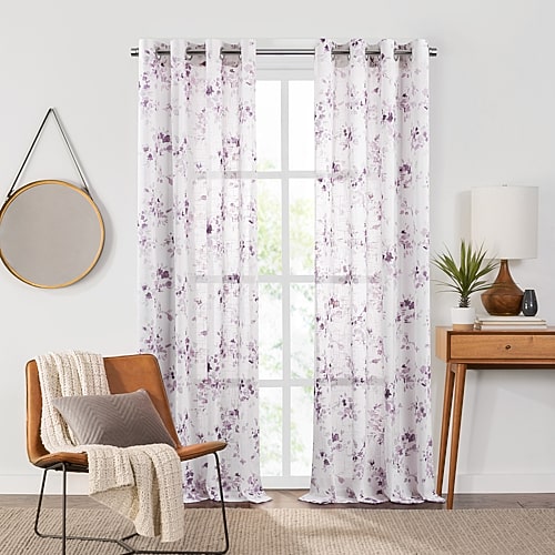 Click here for Fieldcrest Arden Watercolor Bouquet Cotton Grommet... prices