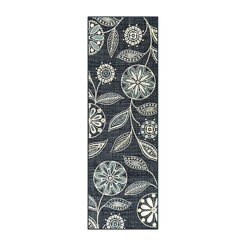 Click here for Maples Modern Floral Collection Washable Skid Resi... prices